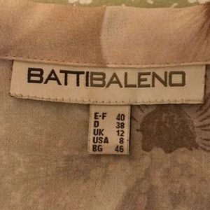 Batti Baleno | Tops | Blouse With Different Shades Of Tan Black | Poshmark